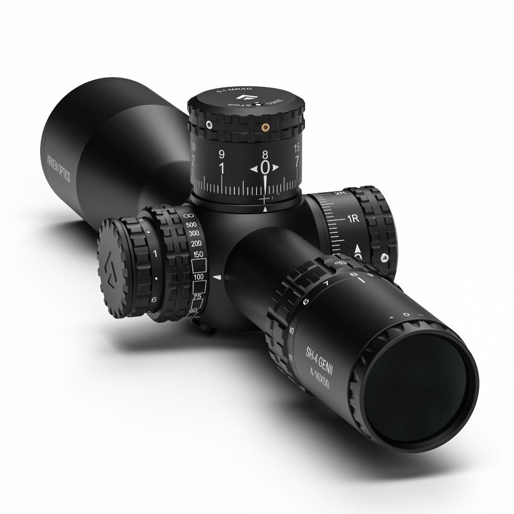 Arken Optics SH4 Gen 2 4-16x50 First Focal Plane Rifle Scope FFP MIL V ...